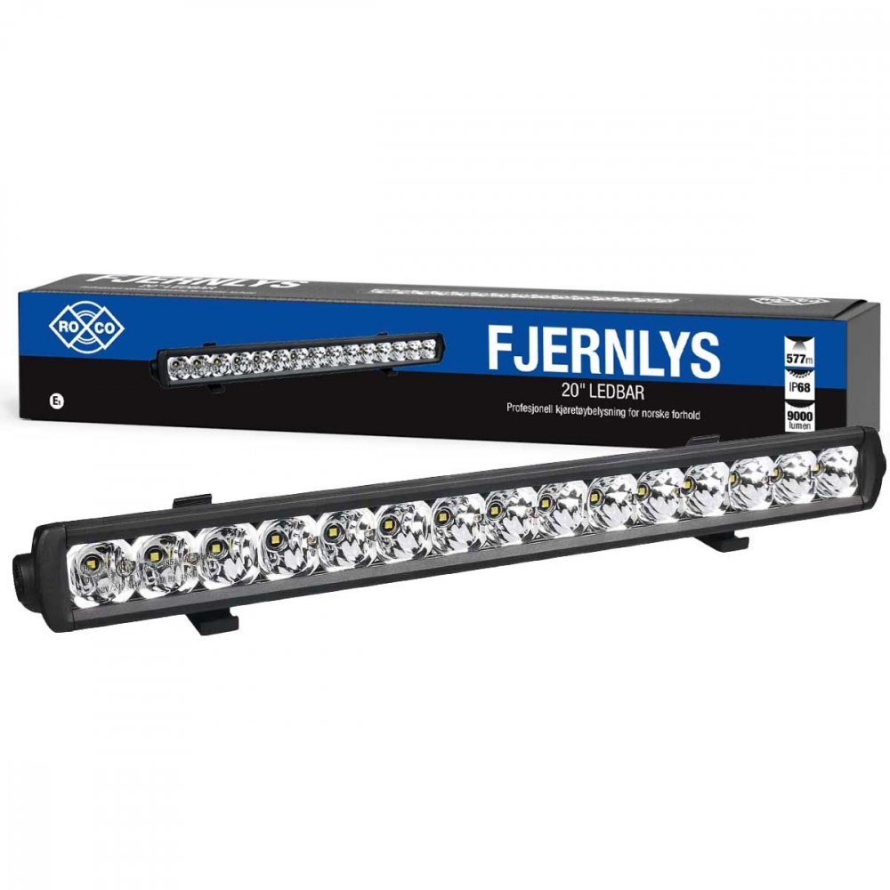 BESTSELGER! 20 inch Lightstorm LED bar, godkjent fjernlys ECE R112 ...